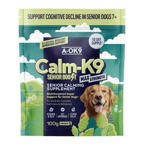 Calm-K9 Max Strength Senior Boost - Calming Supplements | A-OK9